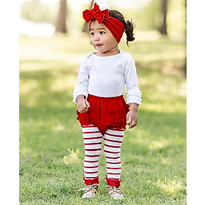 RuffleButts® Girls Red Big Bow Headband - One Size