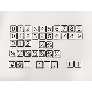 Number Magnet Symbol Set