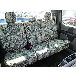 Durafit Seat Covers, Compatible with 2019-2022 Ford F150-F550 Super Crew Front and Rear Seat Cover Set Made in MC2 Camo Endura Waterproof Fabric