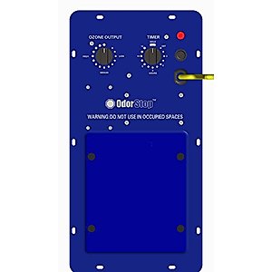 OdorStop OS5000D - Duct-Mounted Ozone Generator Air Purifier with Airflow Sensor and 3 Ozone Plates