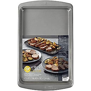 Wilton Ever-Glide Non-Stick Large Cookie Sheet, 17.25 x 11.5-Inch, Steel