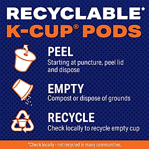 Maxwell House House Blend Medium Roast K-Cup Coffee Pods (84 Pods)