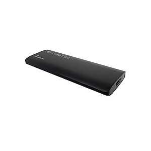 Timetec 2TB Portable External SSD USB3.2 Gen2 Type C Up to 550MB/s Ultra-Light Aluminum Mini External Solid State Drive with USB C to A Cable/USB A to C Adapter for Desktops/Laptop/Mac/Mobile - Black