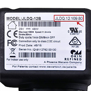 Okin JLDQ-12B Part JLDQ.12.109.80 Power Recliner Lift Chairs Motor Actuator Replacement