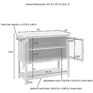 Crosley Furniture Katrina Kitchen Island with Faux Marble Top, Gray