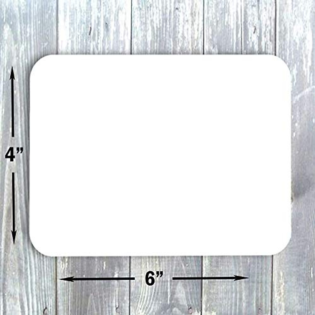 Hamilco White Cardstock Thick Paper - Blank Index Flash Note & Post Cards with Rounded Corners - Greeting Invitations Stationary 4 X 6" Heavy weight 80 lb Card Stock for Printer - 100 Pack