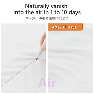 LEONIS Water Erasable Fabric Marking Pen & Disappearing Ink Fabric Marking Pen Set [ 91620 ]