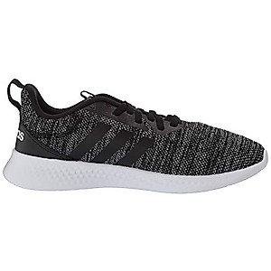 adidas Men's Puremotion Running Shoe, Black/Black/White, 11