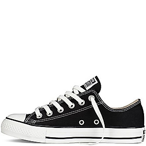 Converse Chuck Taylor All Star Low Top, Black/White, 10.5 Women/8.5 Men