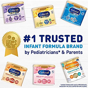 Enfamil Nutramigen Liquid Infant Formula, Hypoallergenic and Lactose Free Formula, Fast Relief from Severe Crying and Colic, DHA for Brain Support, Ready to Use Bottle, 32 Fl Oz, Pack of 6