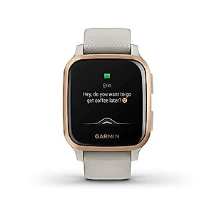 Garmin Venu Sq Music Edition GPS Smartwatch 33mm - Light Sand - 010-02426-01