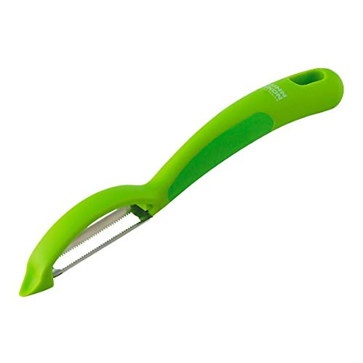Kuhn Rikon Serrated Piranha “Swivel” Peeler 7.25” Green