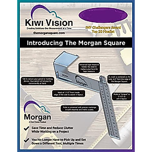 Kiwi Vision® Morgan Square Yellow UV Resistant Plastic 8-inch
