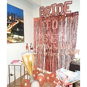 JeVenis Pop The Bubbly She's Getting a Hubby Banner Pop The Bubbly She's Getting A Hubby Bridal Shower Decorations Engagement Party Decorations Bride to Be Decorations