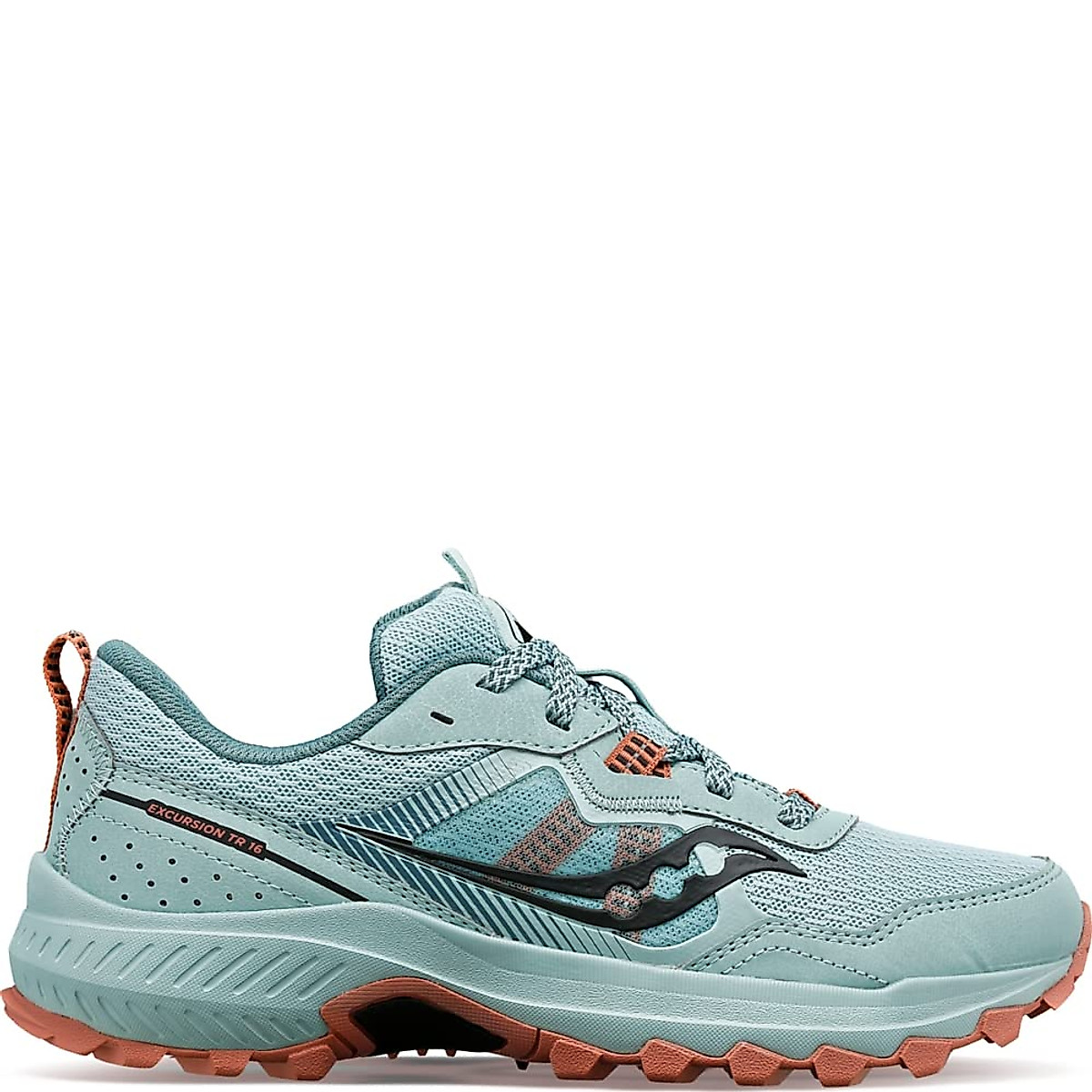 Saucony Women's Excursion TR16 Hiking Shoe, Mineral/SOOT, 8