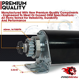 PROMintu 14 Tooth Starter Motor Replaces for 42 inch Craftsman LT1000 LT2000 LT3000 YT3000 DYT4000 Riding Lawn Mower Tractors with Briggs Stratton Intek 17HP 17.5HP 18HP 18.5HP 19HP 19.5HP 20HP