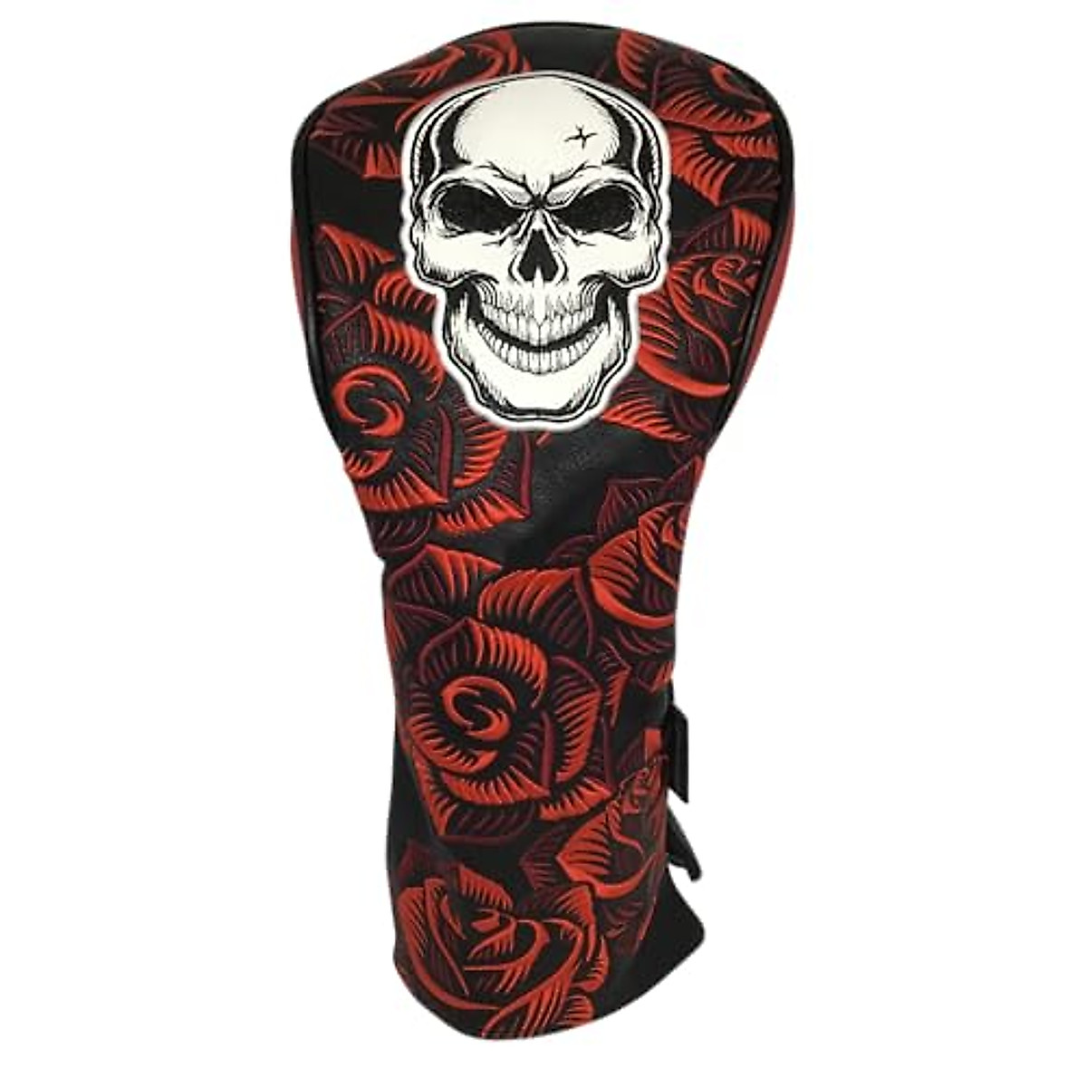 ReadyGOLF Skull & Roses All-Over Embroidered Driver Headcover