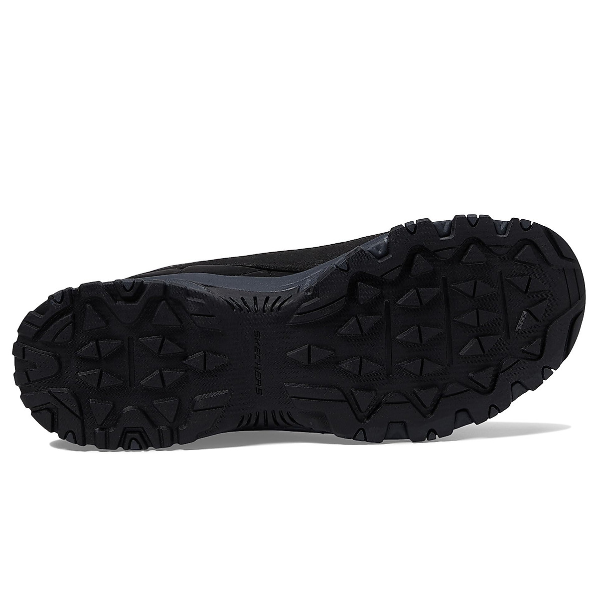 Skechers Women's Hillcrest-New Traveler Hiking Boot, Black/Black, 9