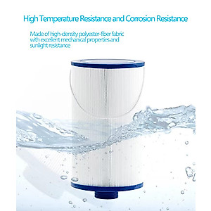 DE Anderqueen 2 Pack Spa Hot Tub Filter FC-2402 Replacement 303279 Compatible with Watkins 5CH-37 PFF42TC-P4 78460 and Lifesmart AquaTerra Fantasy Freeflow Simplicity Bermuda Aspire Azure