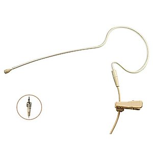J K Low Profile Light-weight Headset Headworn Earhook Microphone MIC-J S90 Compatible with Sennheiser Wireless System