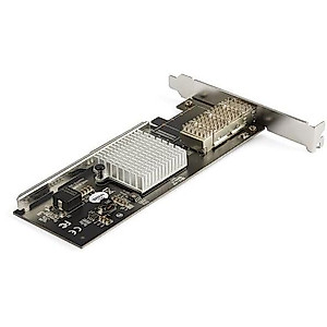 StarTech.com Dual Port 40G QSFP+ Network Card - Intel XL710 Open QSFP+ Converged Adapter - PCIe 40 Gigabit Ethernet Server NIC - 40GbE Fiber Optic LAN Card - Dell PowerEdge HPE ProLiant (PEX40GQSFDPI)