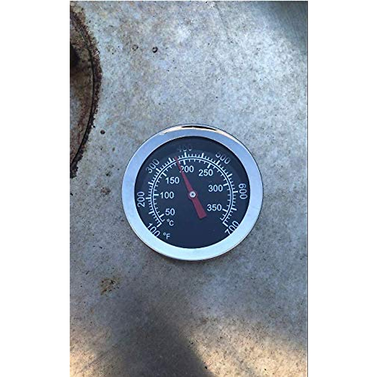 onlyfire Professional BBQ Charcoal Smoker Gas Grill Char-Grillers Dia 2" Thermometer (2-Pack) Temperature Gauge