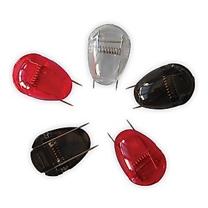 Office Depot Cubicle Clips, Assorted Colors, Pack Of 5, 10123