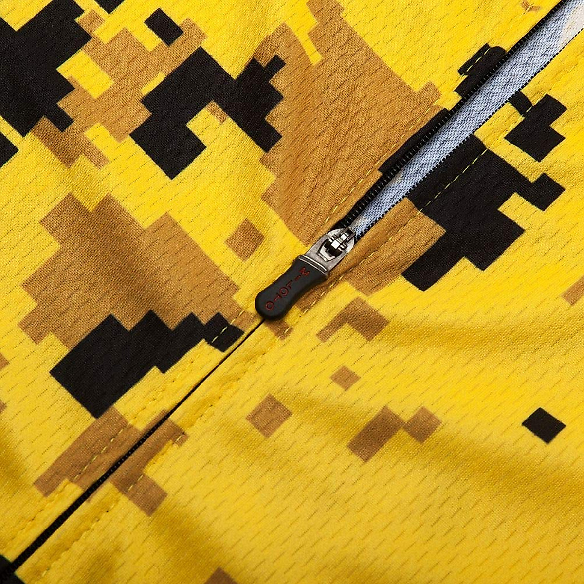 Uriah Men's Cycling Jersey and Pants Sets Long Sleeve Reflective Yellow Gold Size 5XL(CN)