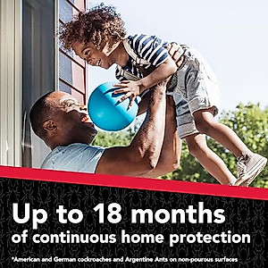 Raid MAX Perimeter Protection, 1 Gallon, Indoor & Outdoor Insecticide Spray with Reusable Electric Sprayer