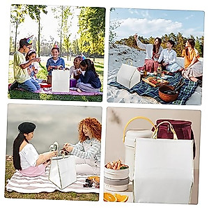 Kisangel Tote Bags Packing Insulation bags tote bags cooler bags insulated delivery bag catering bag thermal bag pizza bird's nest storage bag food nonwoven peritonealwaterproof