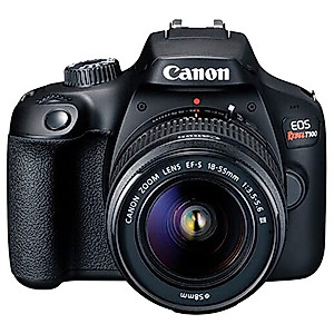 Canon EOS Rebel T100 DSLR Camera w/EF-S 18-55mm f/3.5-5.6 III Lens + EF 75-300mm f/4-5.6 III Lens + 420-800mm f/8.3 HD Lens + 2X 64GB Memory + Case + Filters + Tripod + More (35pc Bundle)