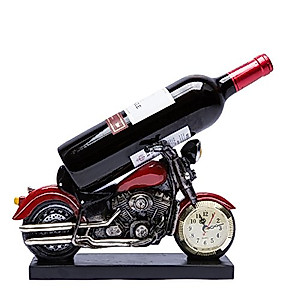 Wine Rack Stylish Simplicity Creative Home Decoration Modern Metal Decorative Crafts Gifts Cats Hold, PIBM, Red