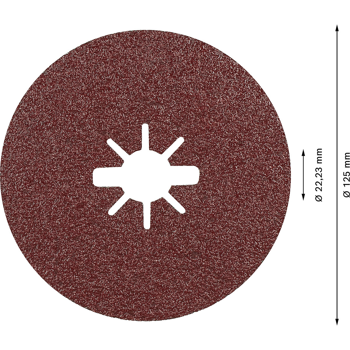 Bosch Professional 25x Expert R781 Prisma Ceramic X-LOCK Fibre Discs (Ø 125 mm, Grit 60, Accessories X-LOCK Angle Grinder)