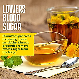 Dandelion Root Tea Detox Tea - Raw Organic Vitamin Rich Digestive (Dandelion Root, 20 Count (Pack of 3))