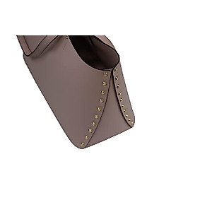 Michael Kors Women's Manhattan Smooth Leather Shoulder Tote Bag Powder Blush