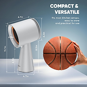 Breetee Portable Range Hood Kitchen - Powerful 3-Speed Suction Desktop Compact Range Hood with 2 Double Filter - Original Low Noise Kitchen Exhaust Fan with 2 Carbon Filters, Large Oil Collection Cup