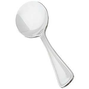 Winco Shangarila 12-Piece Bouillon Spoon Set, 18-8 Stainless Steel