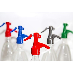 Sodafall Fizz Saver Soda bottle dispenser for seltzer/club soda and soda pop (grey)