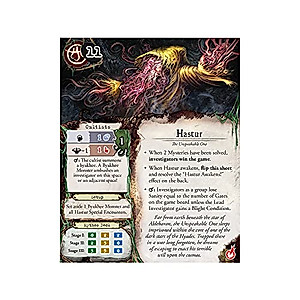 Eldritch Horror Signs of Carcosa Board Game EXPANSION | Mystery Game | Cooperative Board Game for Adults and Family | Ages 14+ | 1-8 Players | Avg. Playtime 2-4 Hours | Made by Fantasy Flight Games