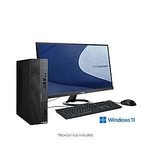ASUS ExpertCenter D700SC Small Form Factor Desktop PC, Intel Core i5-11400, 16GB DDR4 RAM, 512GB PCIe SSD, TPM, Windows 11 Pro, Black, D700SC-XH504