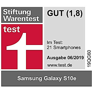 Samsung Galaxy S10e (128GB, 6GB) 5.8" AMOLED, Snapdragon 855, 4G LTE Fully Unlocked (AT&T, Verizon, T-Mobile, GoogleFi) G970U (Fast Car Charger Bundle, Prism White)