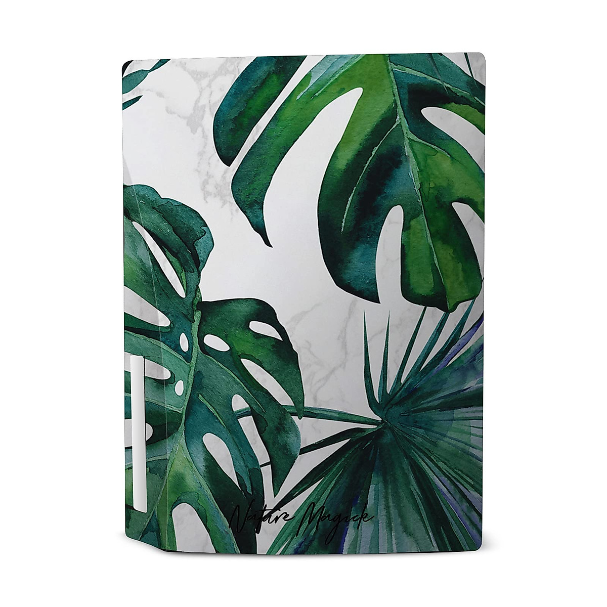 Head Case Designs Officially Licensed Nature Magick Green Art Mix Vinyl Faceplate Sticker Gaming Skin Decal Cover Compatible With Sony PlayStation 5 PS5 Disc Edition Console & DualSense Controller