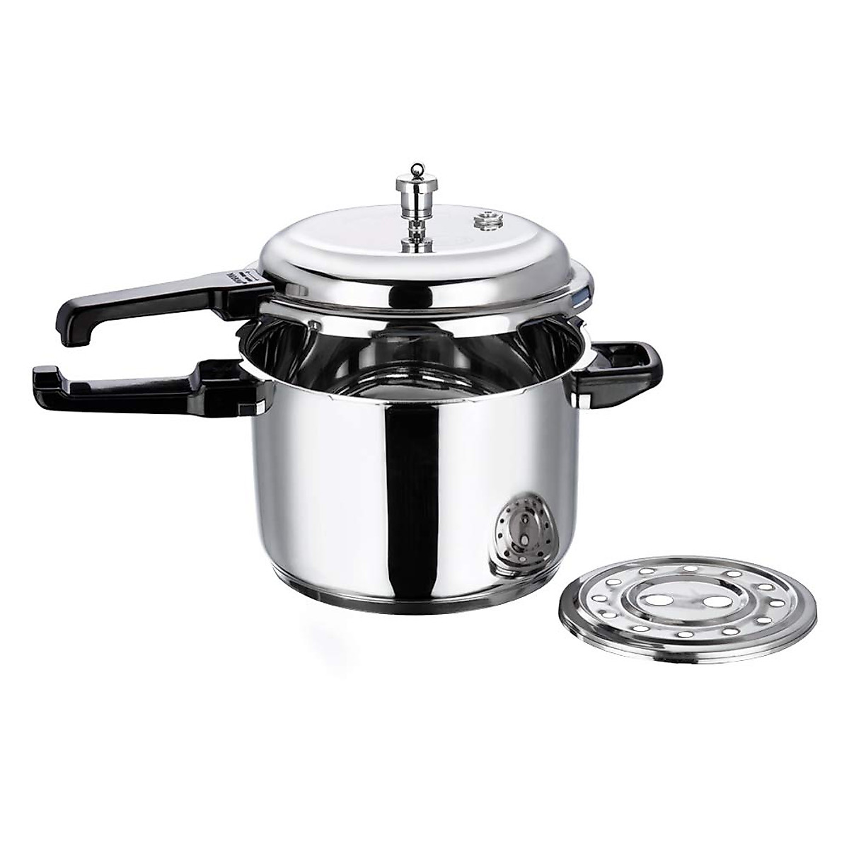 Vinod Pressure Cooker Stainless Steel – Outer Lid - 7 Liter – Induction Base Cooker – Indian Pressure Cooker – Sandwich Bottom – Best Used For Indian Cooking, Soups, and Rice Recipes, Quinoa