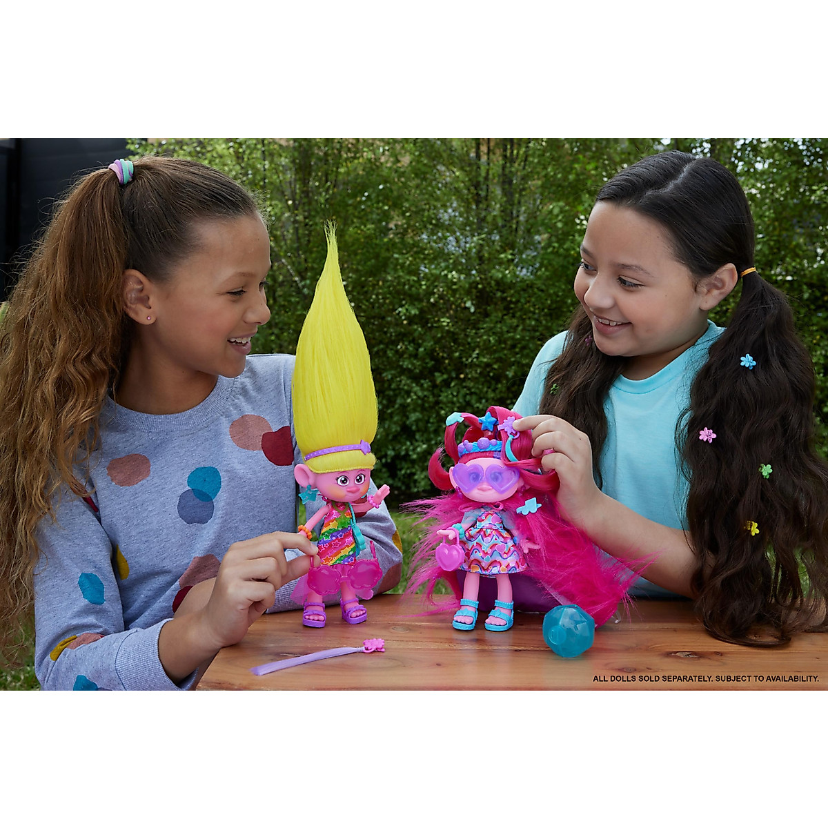 Mattel DreamWorks Trolls Band Together Fashion Doll & 10+ Accessories, Hairsational Reveals Viva with Transforming Hair Piece
