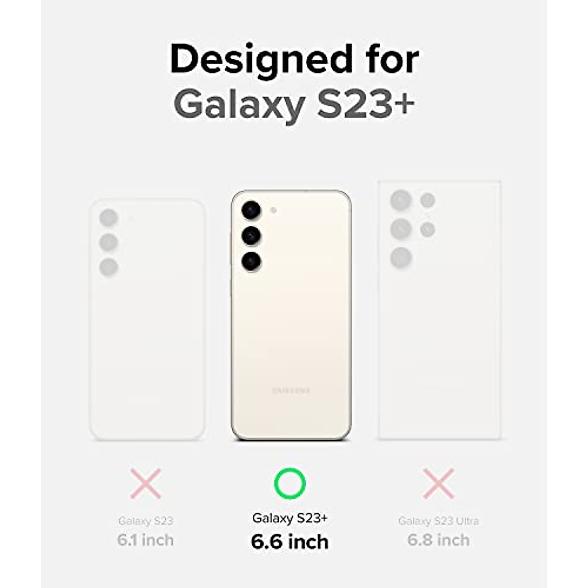 Ringke Onyx [Feels Good in The Hand] Compatible with Samsung Galaxy S23 Plus Case, Anti-Fingerprint Technology Prevents Oily Smudges Non-Slip Enhanced Grip Precise Cutouts for Camera - Deep Purple
