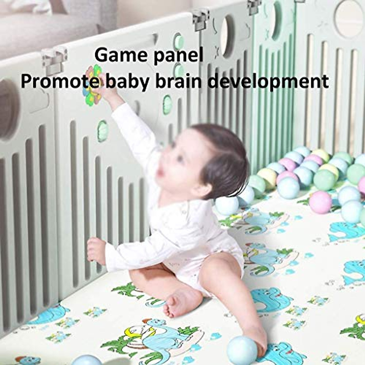 Bed Rails Shuai- Plastic Children's Fence Activity Panel Security Game Center Courtyard Home Indoor Outdoor