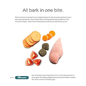 Pet Parents® Calming SoftSupps® Calming Chews for Dogs & Anxiety Relief for Dogs, Organic Hemp Oil for Dogs Calming Dog Treats for Pet Anxiety Relief & Separation Anxiety Relief for Dogs, 90ct