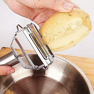 For Creative 2 In 1 Vegetable & Fruit Peeler Stainless Steel Potato Grater Melon Planer Kitchen Peeling Tool Ultra For S Fruit Peeler Tool For Kitchen