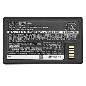 Estry 6800mAh Battery Replacement for Trimble S3 Total Stations S3 Total Station S7 Total Stations S6 Total Station RTS655 Total Station S3 S6 Total Stations S8 Total Stations S3 79400 99511-30