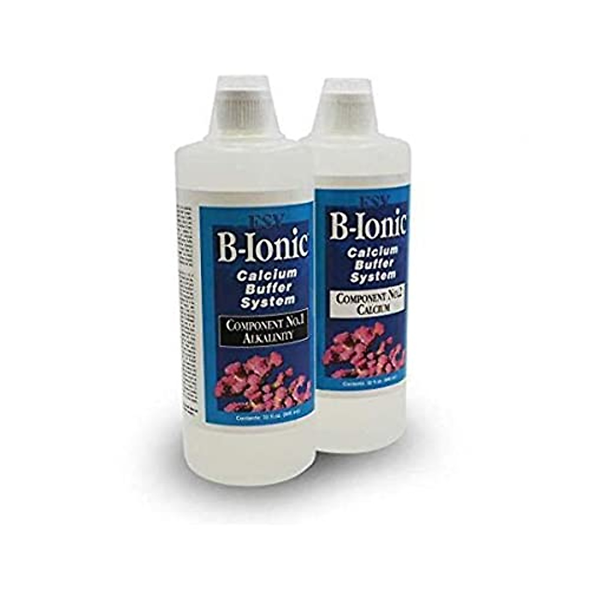 ESV B-Ionic Calcium Buffer System, 2-part Calcium and Alkalinity Maintenance Kit for Salt Water Coral Reef Aquarium, 2-Gallon